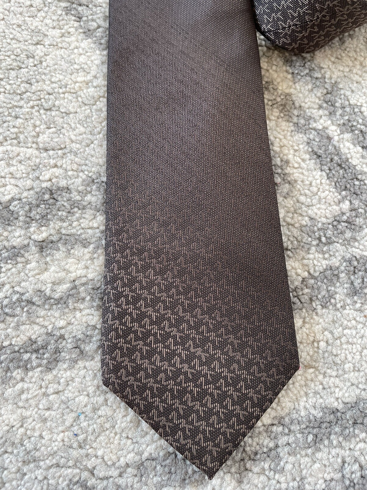 Michael Kors Neck Tie Ombré Brown Classic Handsome Office Logo ...
