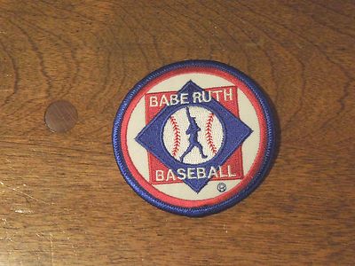 Babe Ruth Baseball League Iron On Patch - Youth Baseball and Softball ...