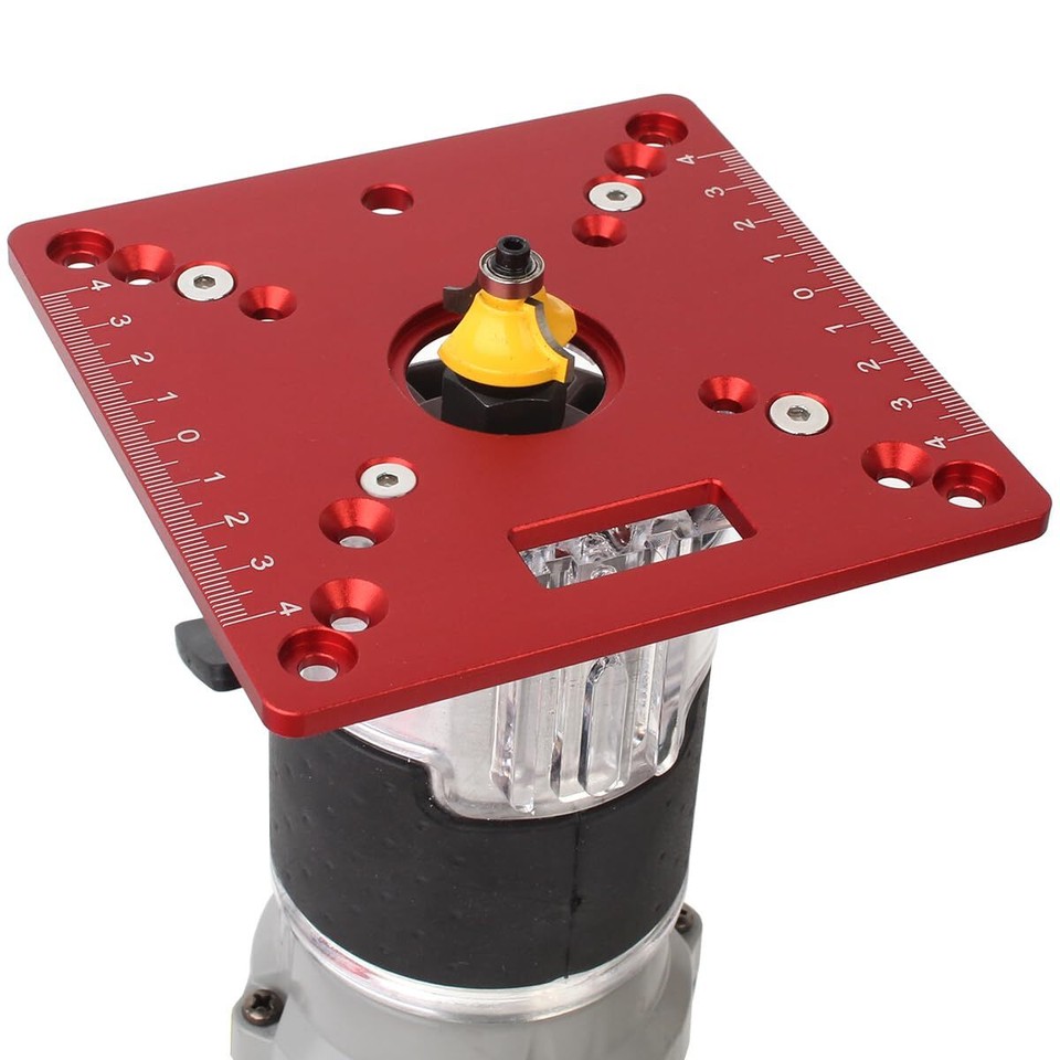 Aluminium Router Table Insert PlateMini Square Woodworking Benches ...