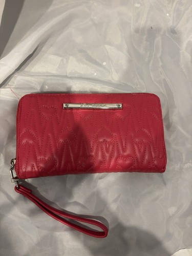 Betsy Johnson Pink Wristlet Wallet | eBay