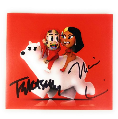 Tekashi 69 6ix9ine Nicki Minaj Autographed Trollz Single CD Signed ...