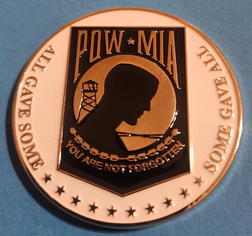 Challenge Coin POW MIA You Are Not Forgotten | eBay