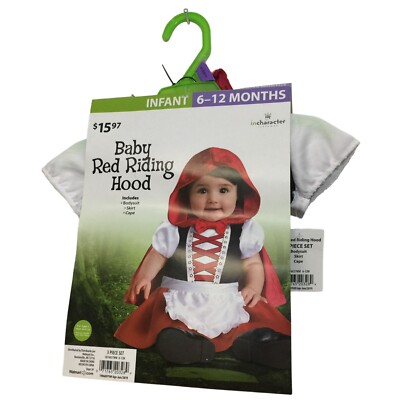 Baby Red Riding Hood Infant 6-12 Months 3 Piece Set | eBay