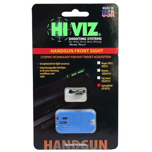 HIVIZ Sights LiteWave Springfield Armory 1911 Interchangeable Front ...