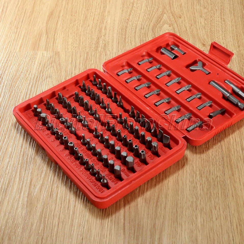 100pc Security Magnetic Bit Set Screwdriver Holder Nut Impact Driver Adaptor Kit | eBay