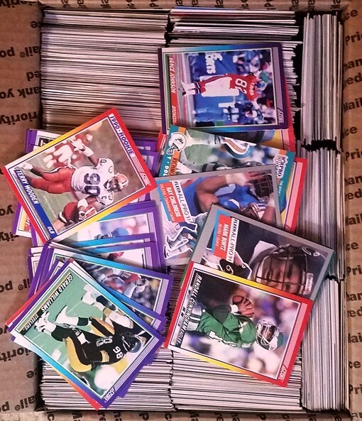 HUGE Vintage Lot of 2500+ Football Cards Liquidation Sale Stars ...