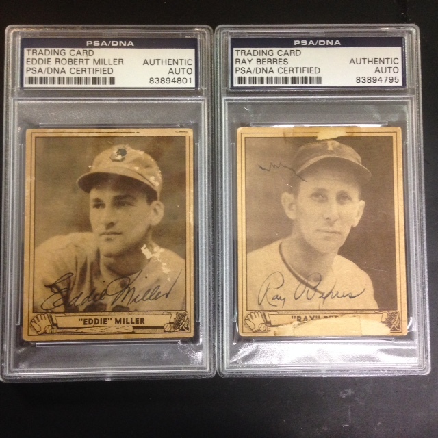 1940 Play Ball Ray Berres Signed Autographed Card Pittsburgh Pirates ...