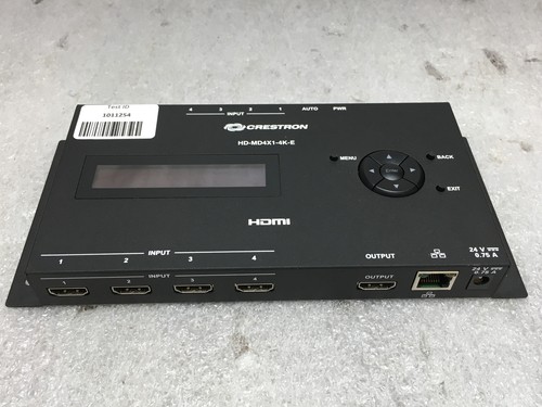 Crestron HD-MD4X1-4K-E 4x1 4K HDMI Switchers / No Power Adapter/ Tested ...