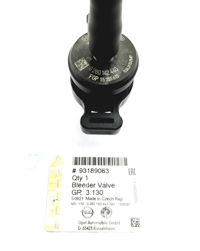 Originale Opel Verdampfungsventil Astra,Zafira,Corsa D E - 1.6 Turbo ...