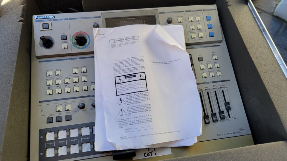 Panasonic WJ-MX50 Digital AV Mixer | eBay