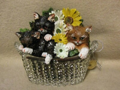 'PURR-ECIOUS AS A DAISY" PREMIERE GARDEN PURR-FECTION COLLECTION CATS ...