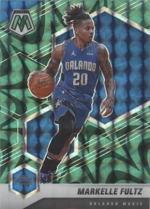 2020-21 Panini Mosaic - Markelle Fultz #54 Reactive Green Prizm for ...
