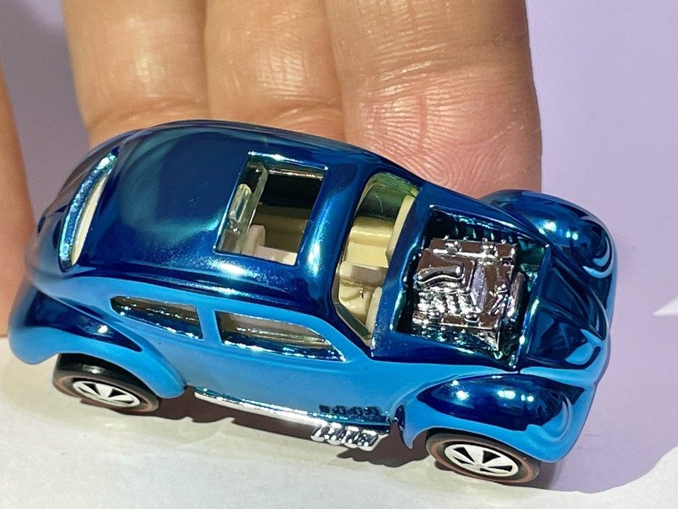 Hot wheels Redline “CUSTOM MADE Spectraflame Blue ” VW Bug / Beetle 🚙 ...