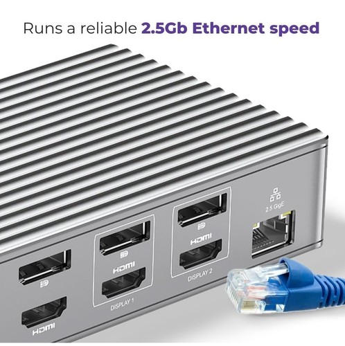 Docking Station Dual/Triple/Quad/Penta Monitor - 20 Ports 40Gbps, 90W ...