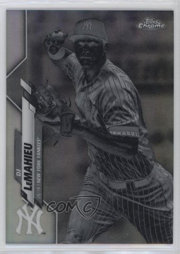 2020 Topps Chrome Negative Refractor DJ LeMahieu #55 | eBay
