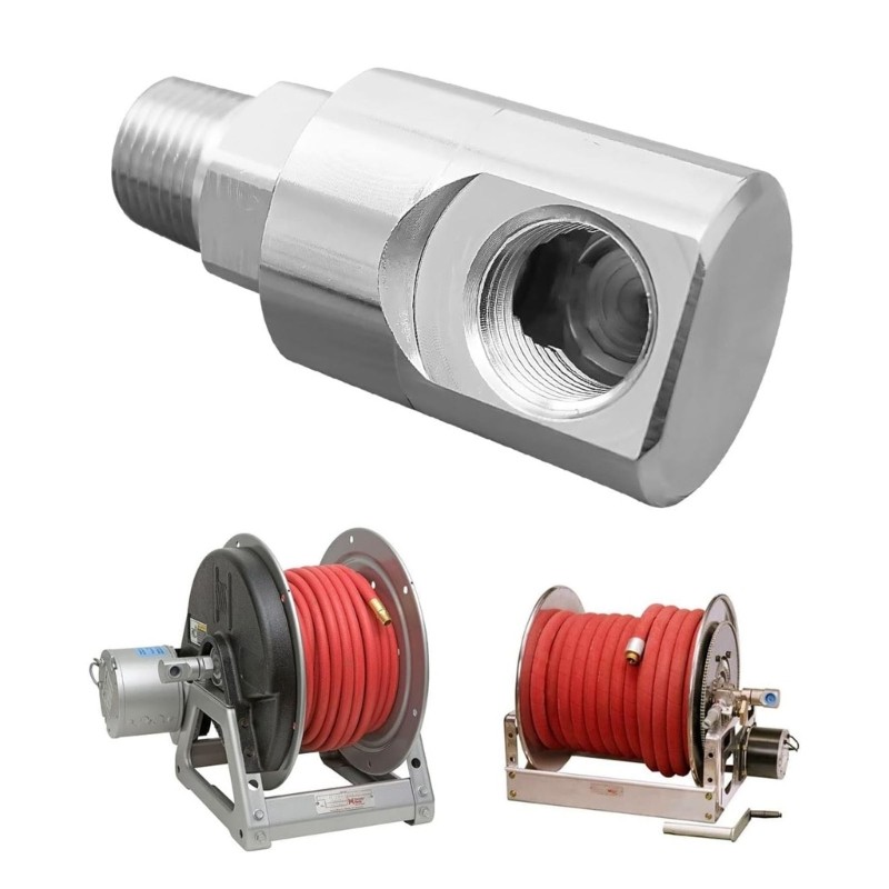 1/2Inch Hose Reel Swivel 5124-Ni-AL MXF Heavy Duty Steel Hose Reel ...