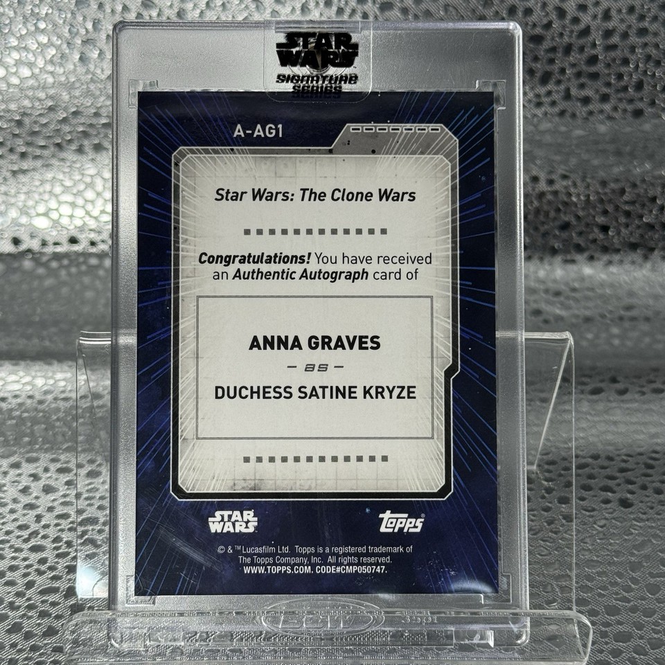 Tops Star Wars Signature Series Anna Graves As Satine Kryze | eBay
