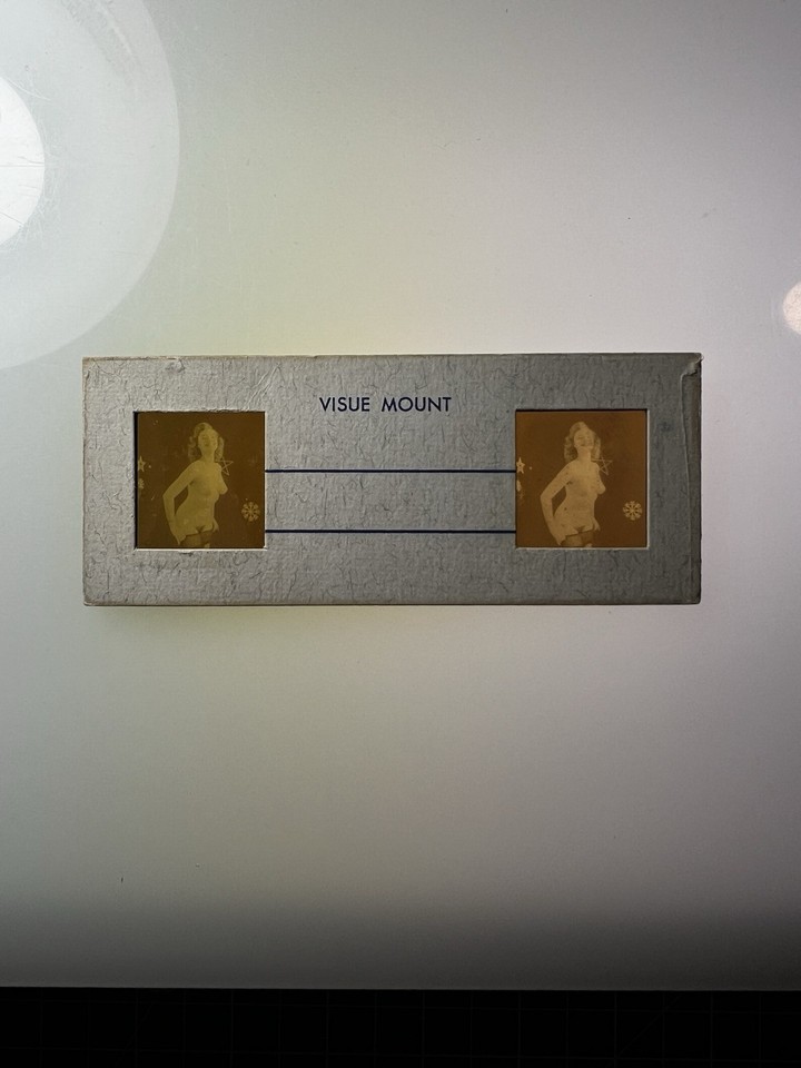 June King Vintage Risque Glamour Pinup 3D Stereo Girl Slides Stereoview ...