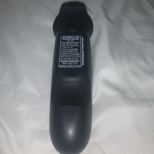 VZ P265v1.1 RC Verizon FIOS TV DVR Remote Control | eBay