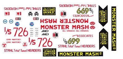 Bill Jenkins Monster Mash II Chevy '55 1/24th Scale NHRA Waterslide ...