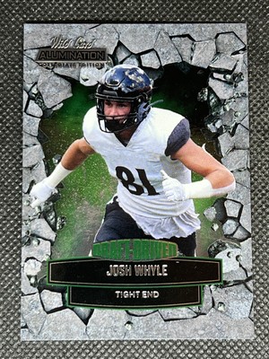 2021 Wild Card Alumination JOSH WHYLE RC #ANDD-26 GREEN DRAFT DRIVEN ...