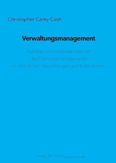 Verwaltungsmanagement von Christopher Cush (2021, Taschenbuch) online ...