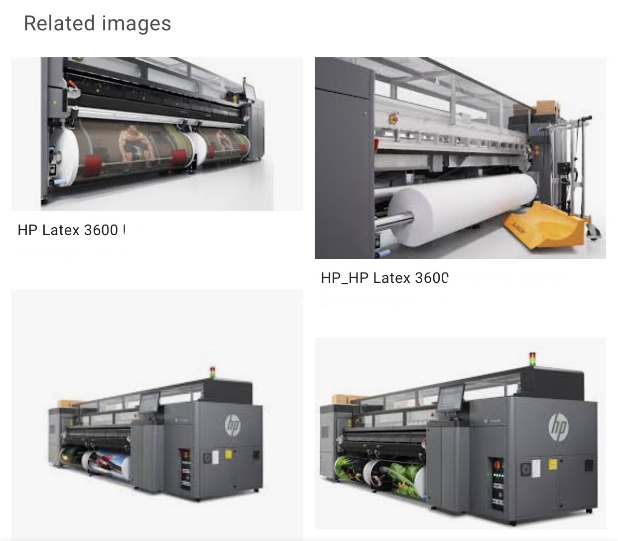 Used HP Scitex Latex 3600 Printer 126 Inches 6 Color Printer - Dual Row ...