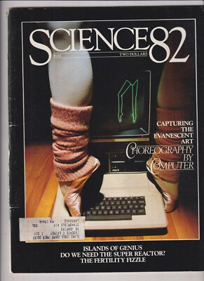 Science 82 Magazine Choreography By Computer May 1982 112019nonr | eBay