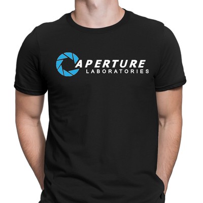 Aperture Laboratories Inspired By Portal Gamer Printed Mens T-Shirts ...