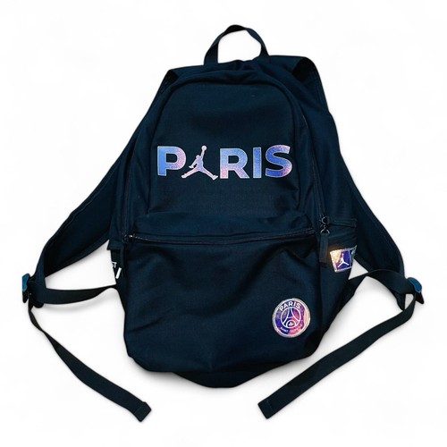 Air Jordan x Paris Saint-Germain PSG Logo Black Backpack Basketball Gym ...