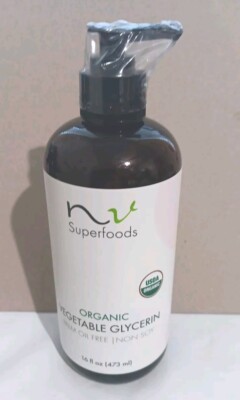 Organic Vegetable Glycerin - 16 Fl Oz - 100% Natural, USP Food Grade | eBay