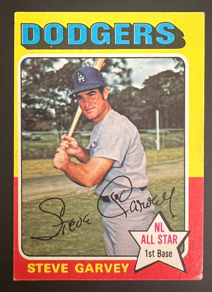 STEVE GARVEY 1975 TOPPS BASEBALL CARD #140 LOS ANGELES DODGERS | eBay