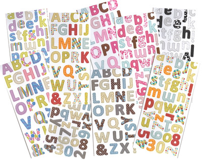 Chipboard Alphas Alphabets And Numbers Portacraft | eBay Australia