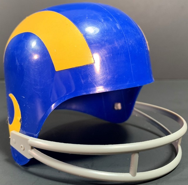 Vintage 1974 Laich NFL Throwback LOS ANGELES RAMS Plastic Helmet 5x4in ...