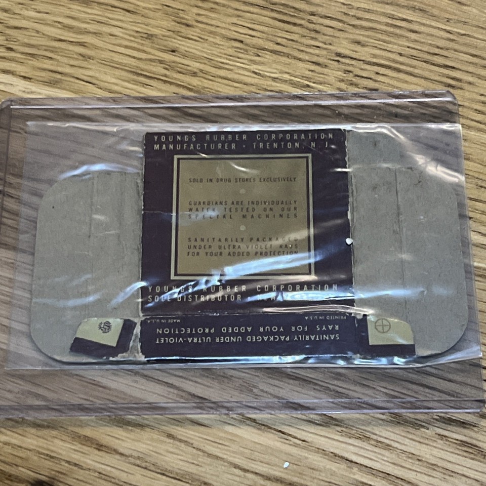 Rare Early Empty Prophylactic Condom Box / Wrapper Guardian Brand | eBay