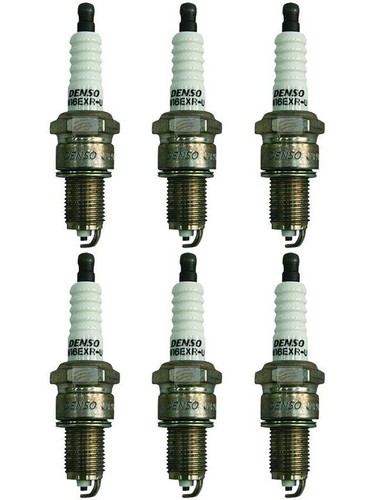 6 x Denso Nickel Spark Plugs W16EXR-U fits Honda Accord 1.6 SJ,SY L/EX ...