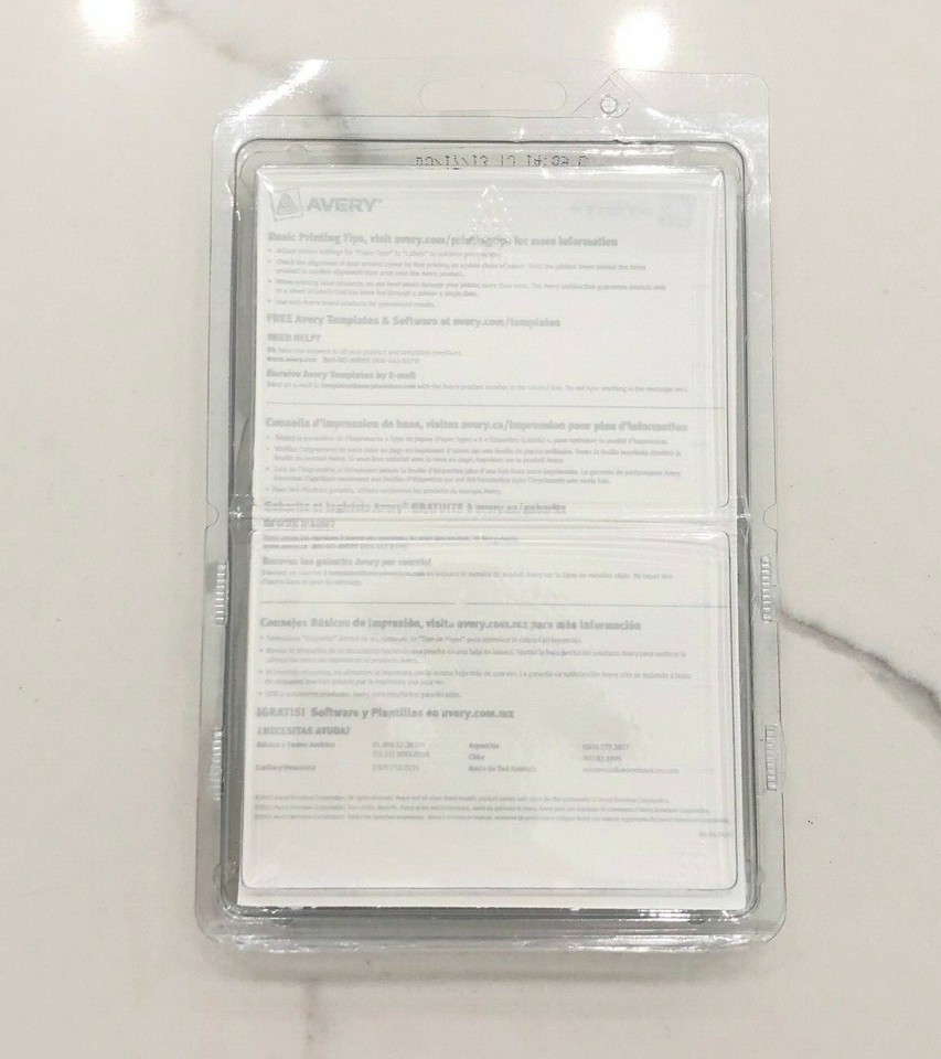 Avery Permanent File Folder Labels 5205, 11/16 X 3 7/16, White, 252 ...