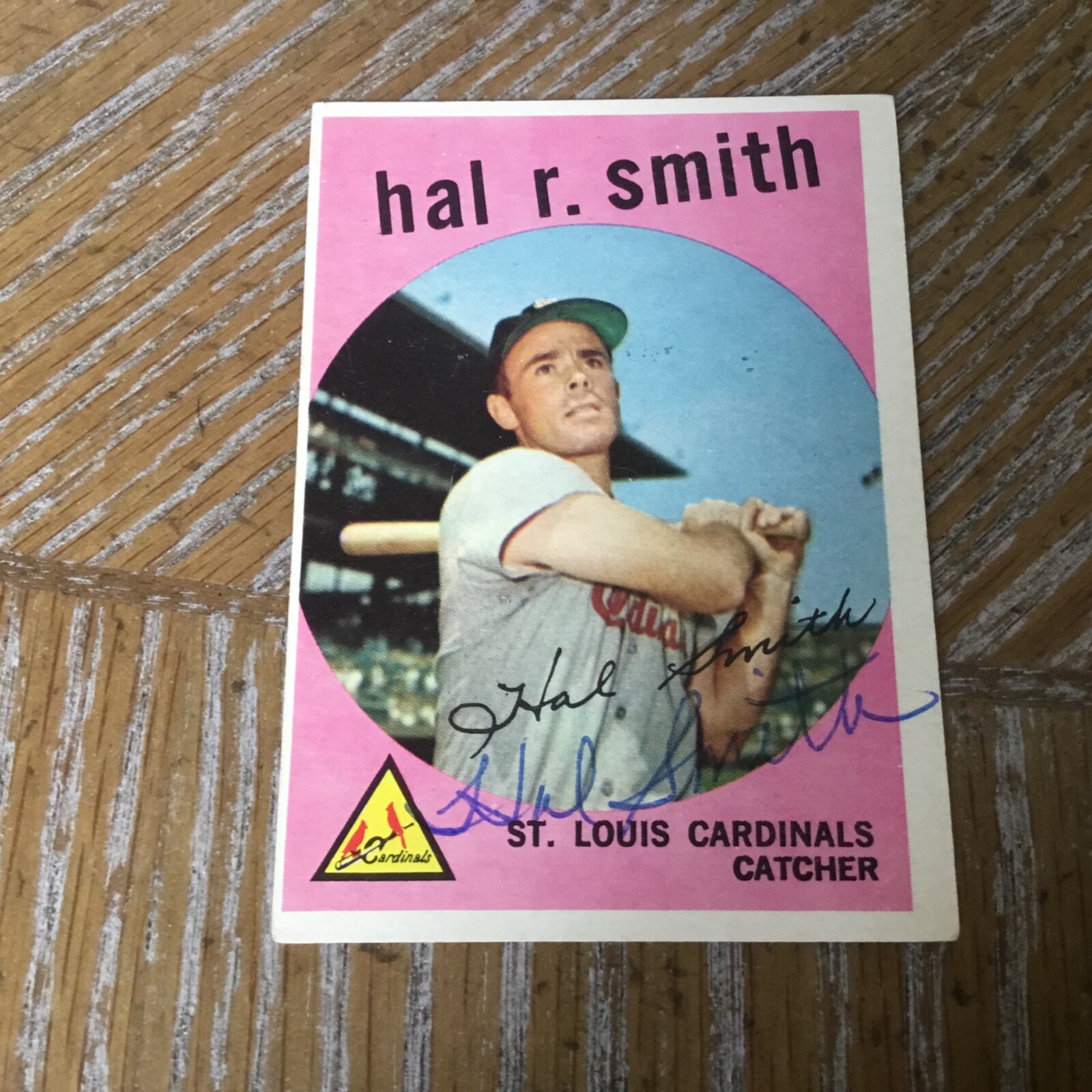 Autographed 1959 Topps Hal Smith . Deceased 2014 | eBay