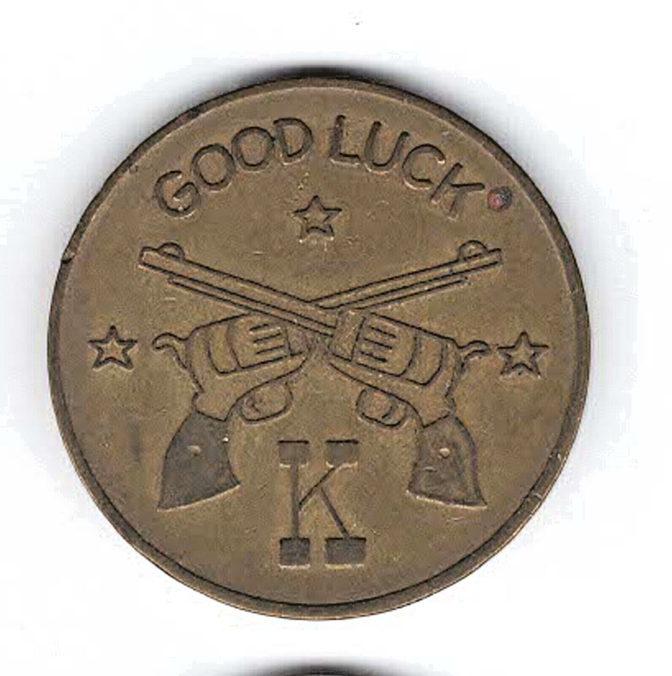 Knott's Berry Farm Token - Buena Park, California - Good Luck Crossed ...