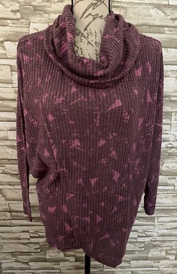 NEW RELEASE Lularoe Kristen Cowl Neck Pullover Small S Beautiful Purple ...