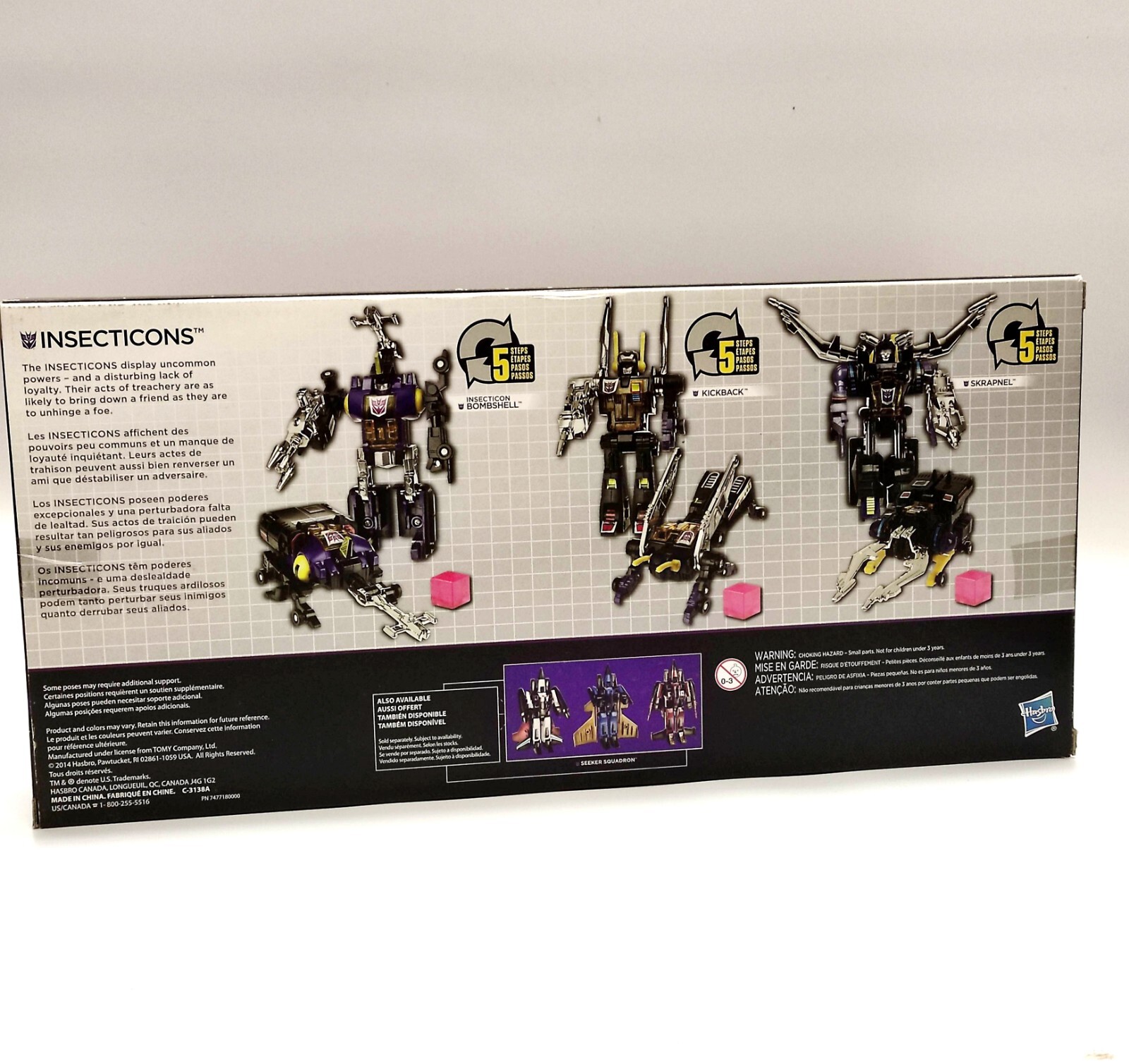 Transformers Platinum Edition G1 Insecticons Bombshell Kickback ...