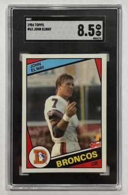 1984 TOPPS #63 JOHN ELWAY SGC 8.5 | eBay