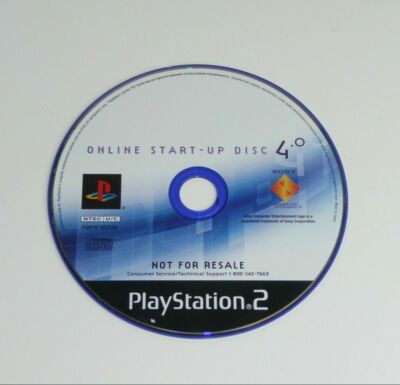PS2 ONLINE START-UP DISC v 4 PLAYSTATION 2 BROADBAND ONLY VERSION 4 NOT ...