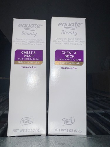 Equate Beauty Chest & Neck Hand & Body Cream Smooth Skin 2 Oz Fragrance ...