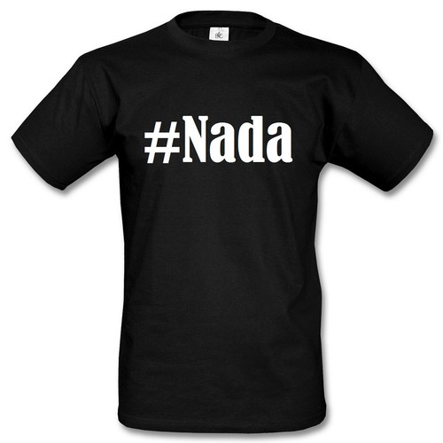 T-Shirt #Nada Hashtag Raute für Damen Herren und Kinder | eBay.de