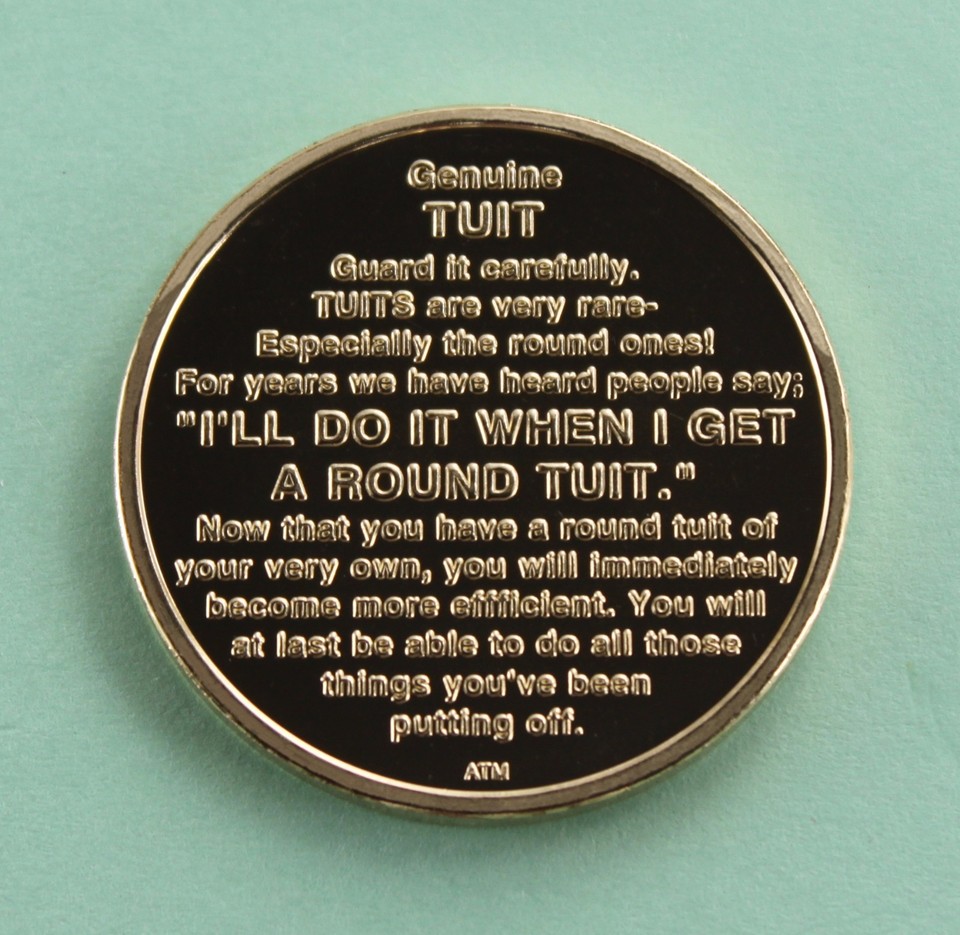 TUIT token solid brass | eBay