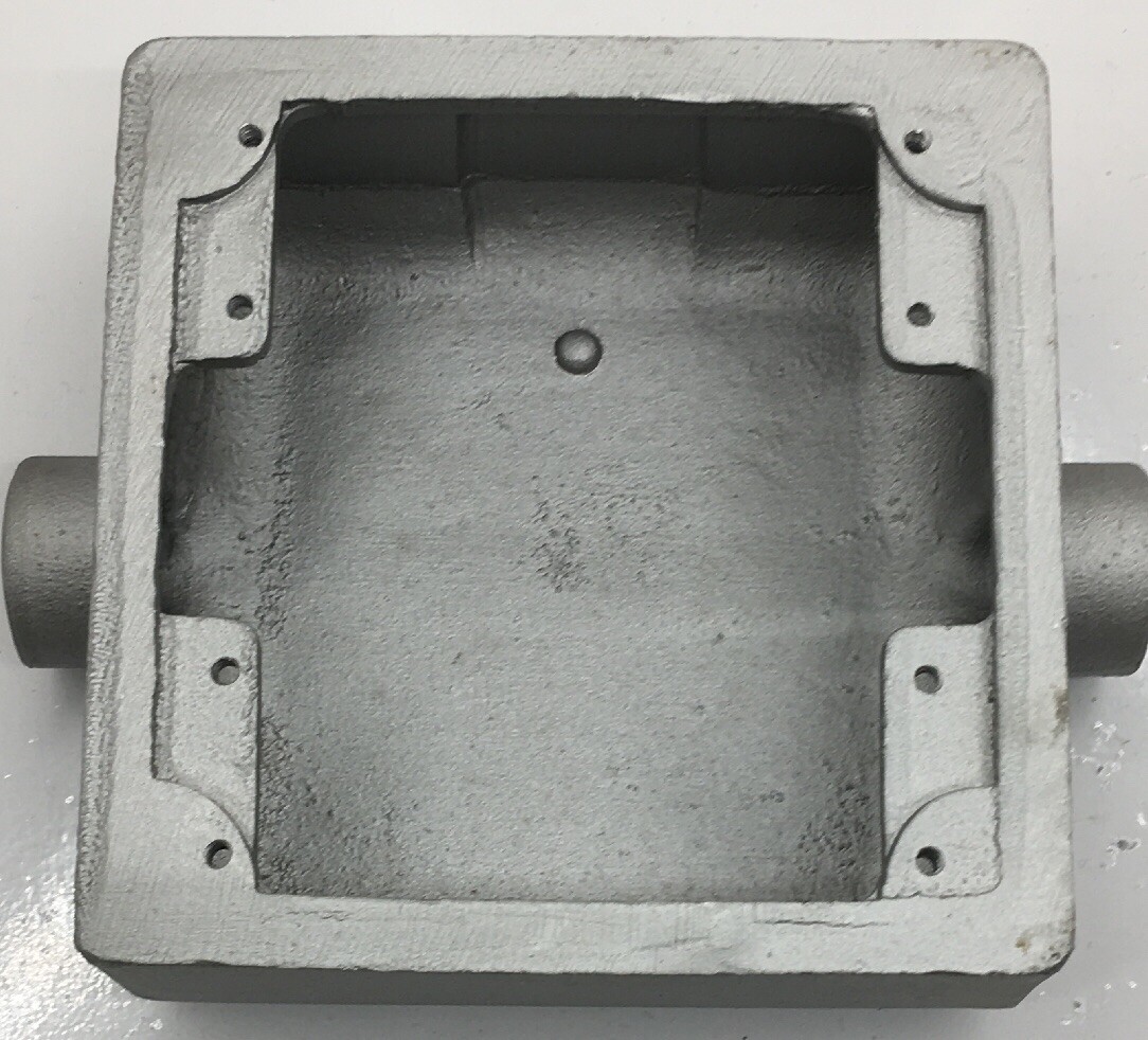 FSC-2-50A APPLETON ALUMINUM FS DEVICE BOX TWO-GANG FEED-THRU 1/2" TYPE ...