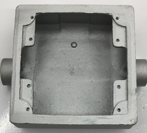 FSC-2-50A APPLETON ALUMINUM FS DEVICE BOX TWO-GANG FEED-THRU 1/2" TYPE ...