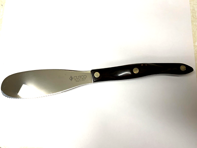 Cutco Spatula Spreader Knife 1768 KK Classic Brown Handle Serrated 10 ...