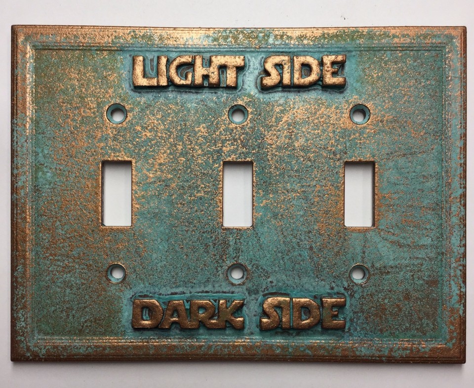 Star Wars (Light/Darkside) Triple Light Switch Cover | eBay